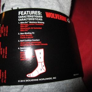 Wolverine | Underwear & Socks | 4 Pair Extra Large Wolverine Ultra Dri ...